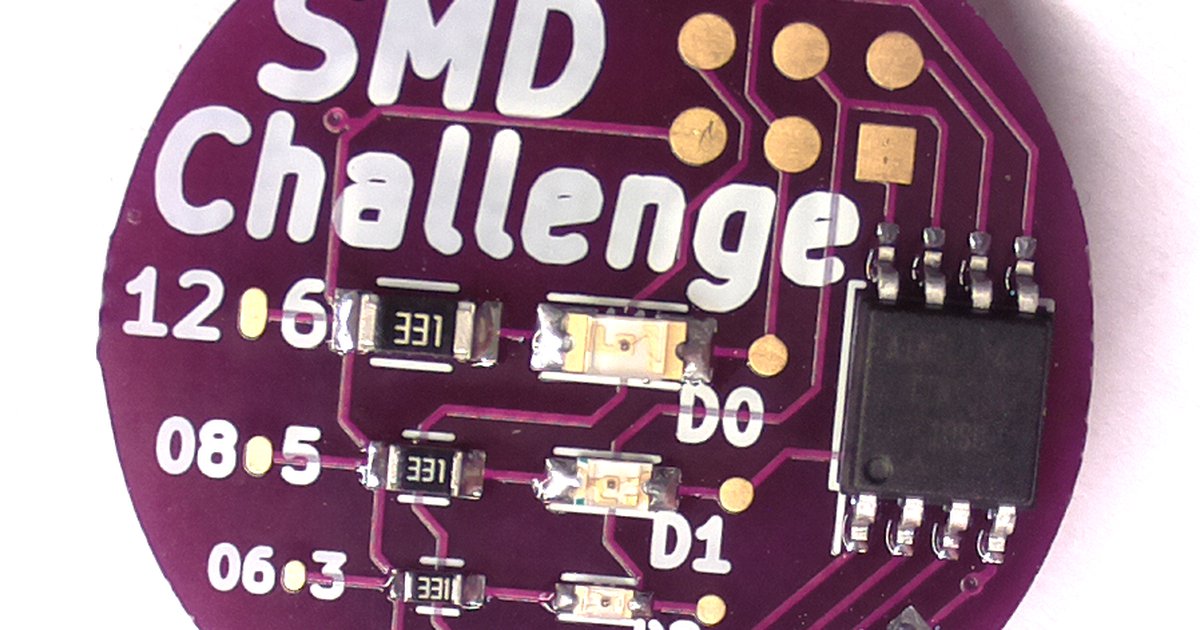 SMD Challenge from Makersbox on Tindie
