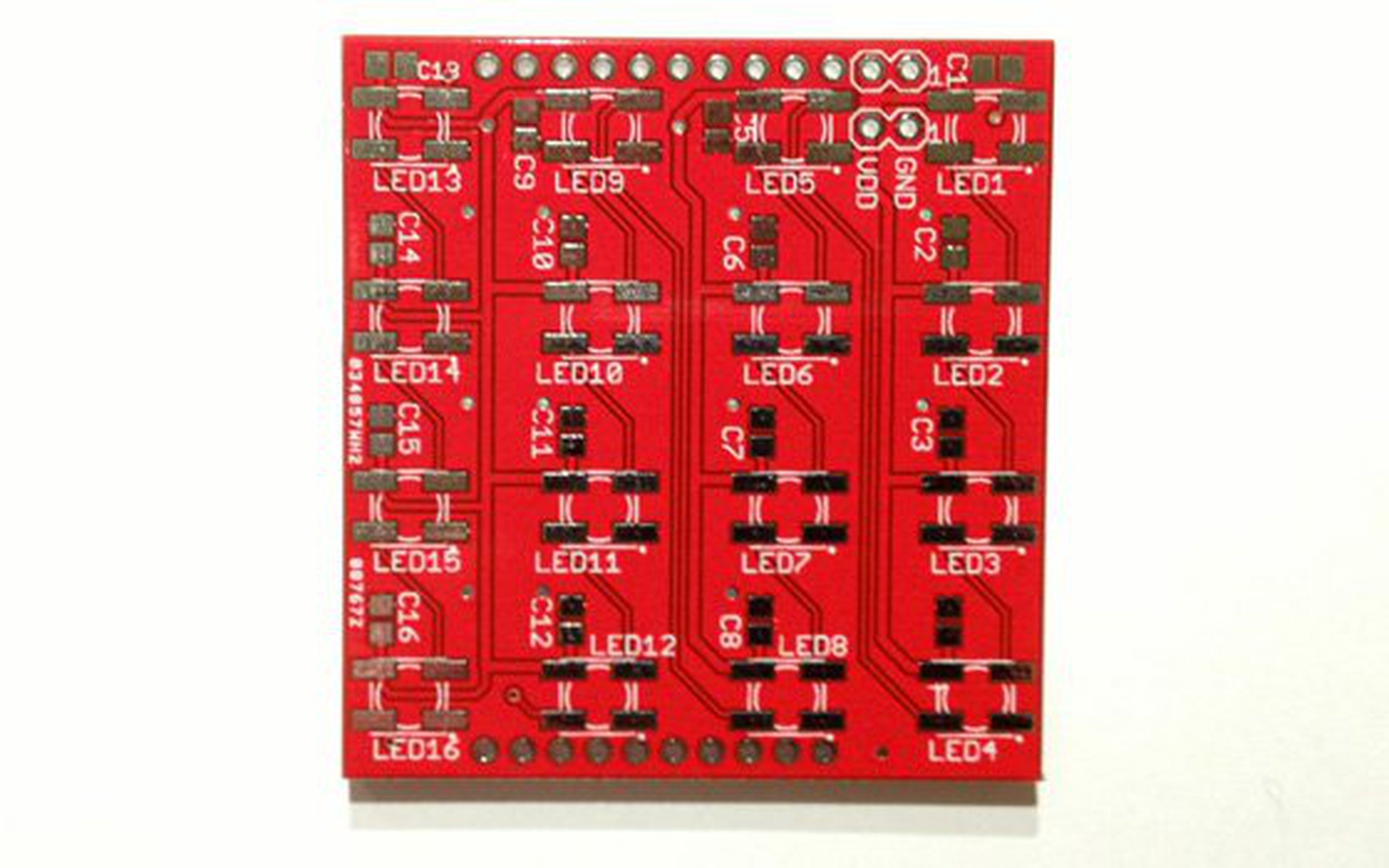 WS2812B (WS2811/5050) RGB LED 4x4 Matrix Booster Pack PCB from RobG on ...