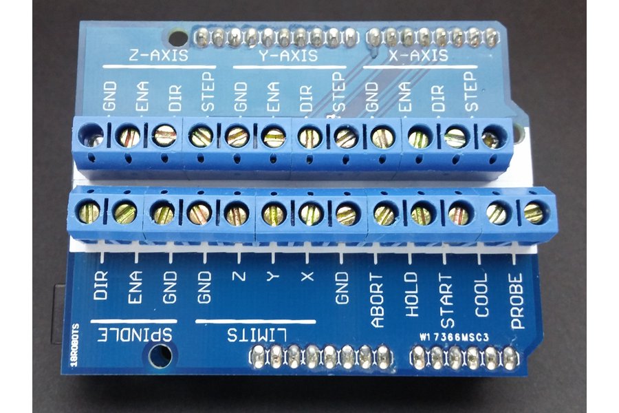 GRBL Compatible CNC Shield for Arduino from 18robots on Tindie
