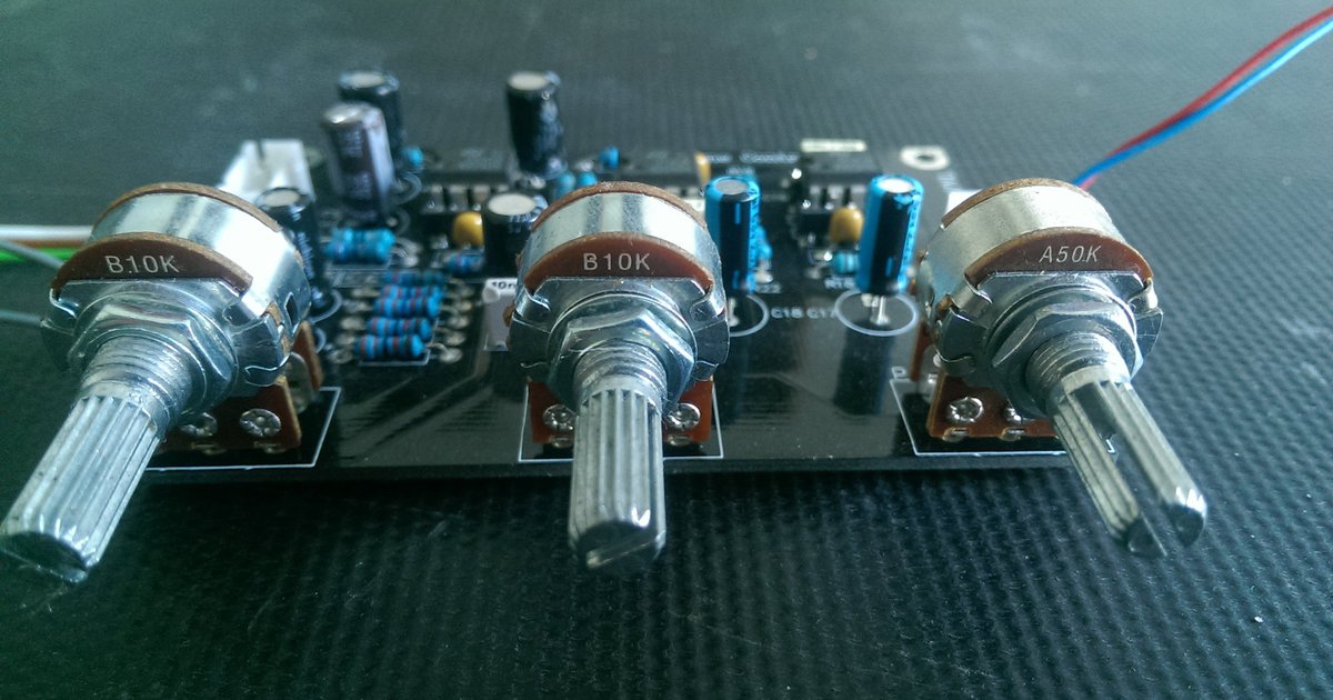 Hi-Fi Tone Control Board from electronic on Tindie