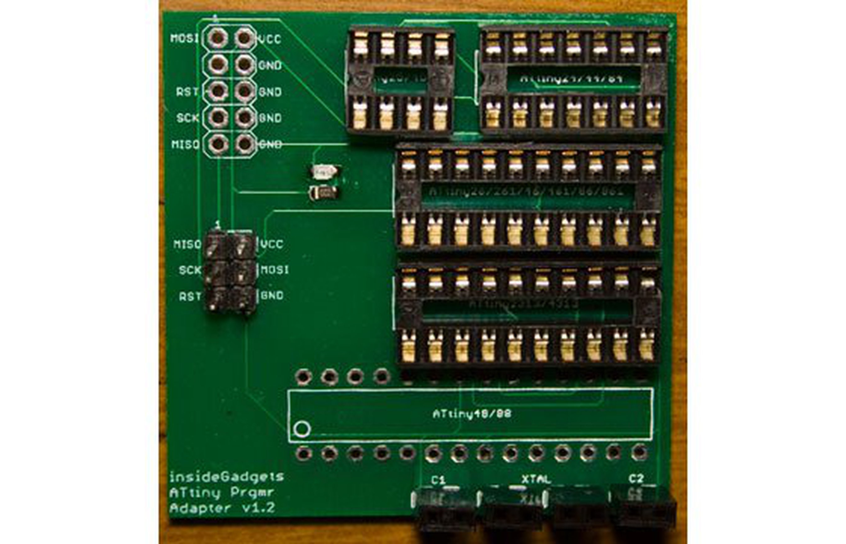 ATtiny Programmer Adapter PCB v1.2 from insideGadgets on Tindie