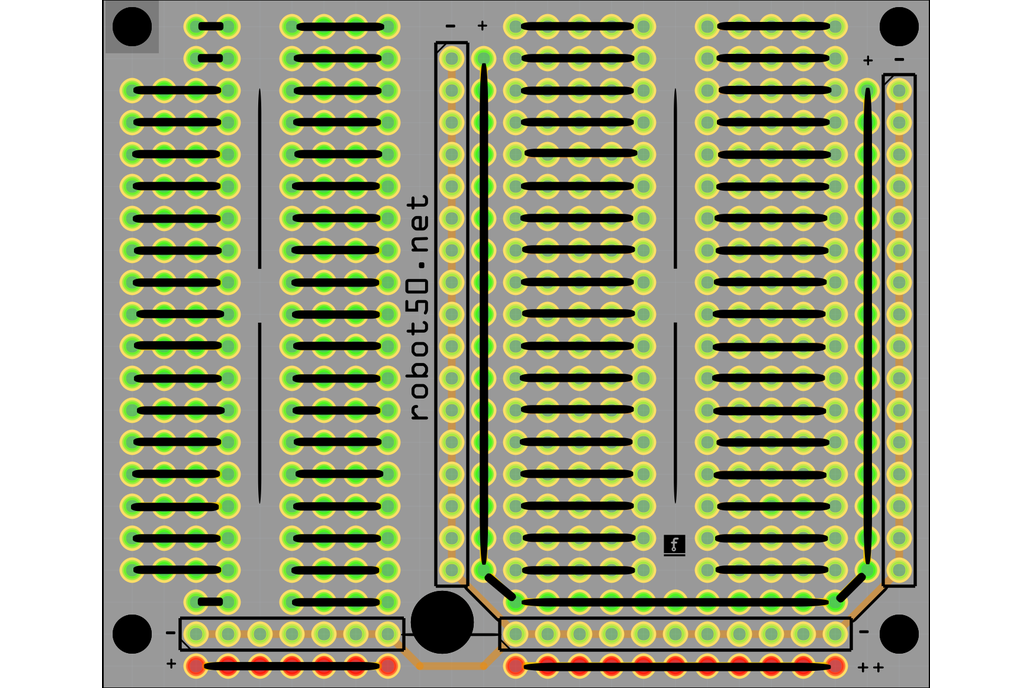 Small Prototyping Board 3pcs from robot50.net on Tindie
