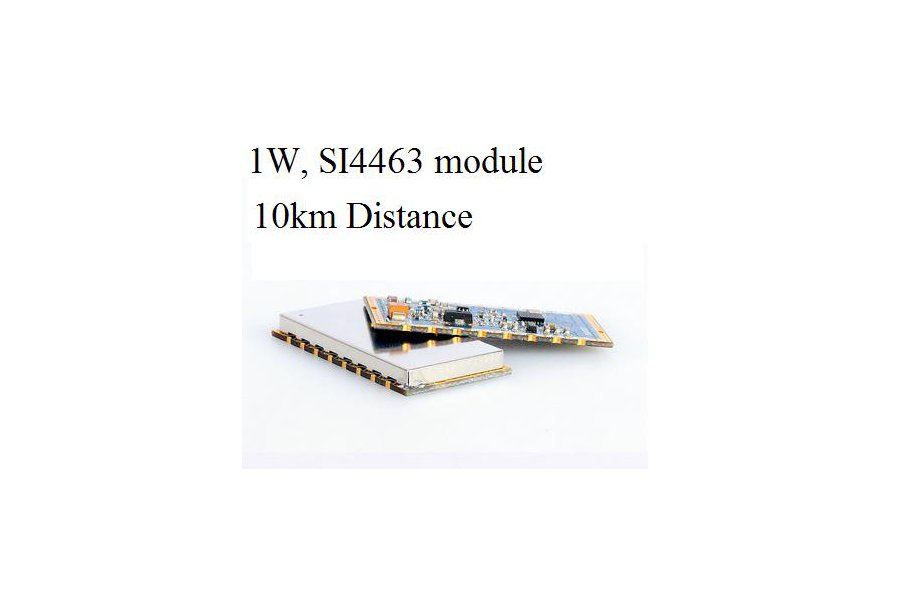 SI4463 wireless transceiver high power module from exlene on Tindie