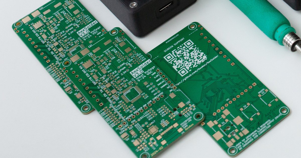 AxxSolder 3.0 - PCB ONLY from AxxAxx on Tindie