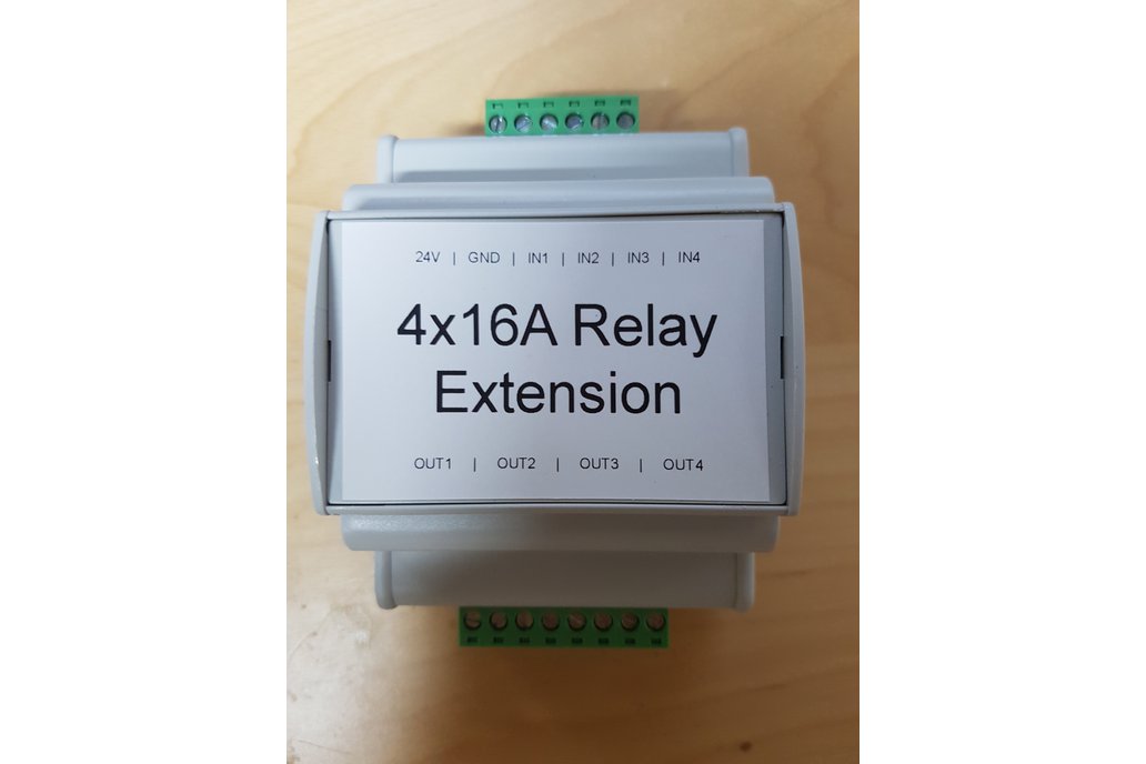 Relay Extension 4x16A (for DIN Rail mounting) from Beni_Skate on Tindie