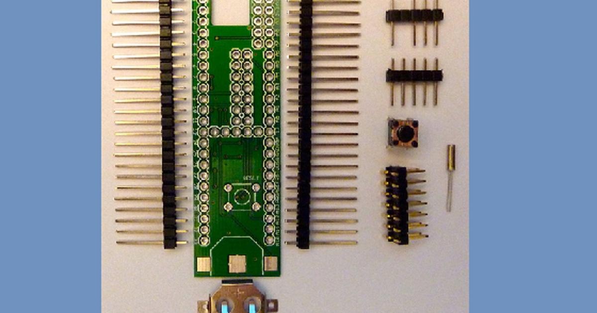 Teensy 3.0 to dip/breadboard adapter with RTC KIT from joni on Tindie