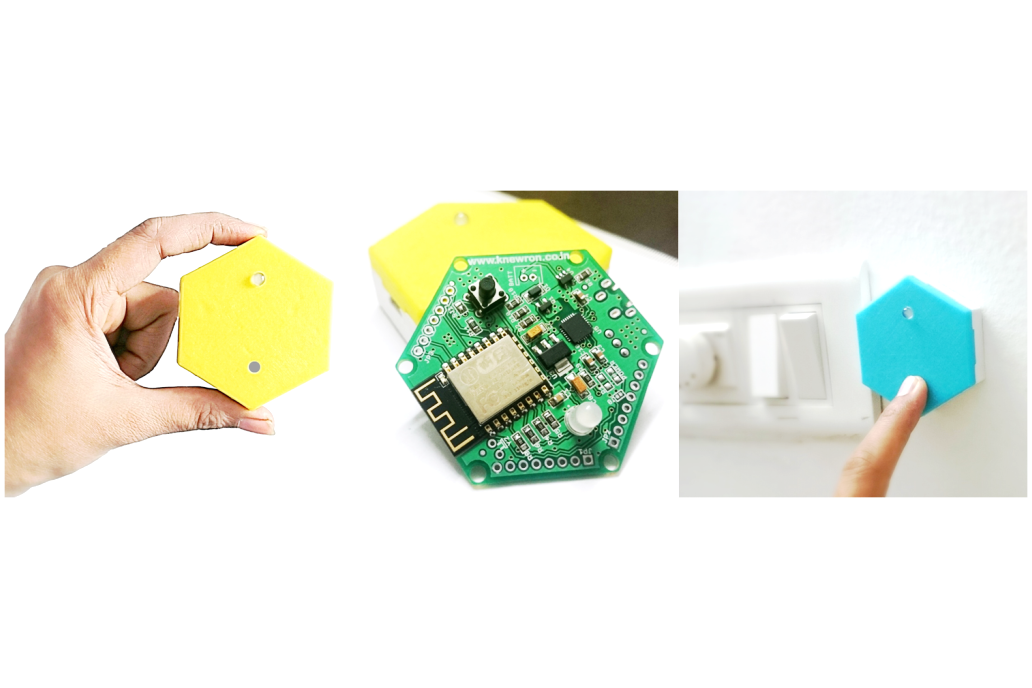 1btn: Open Source WiFi connected IoT Button from KNEWRON Technologies ...