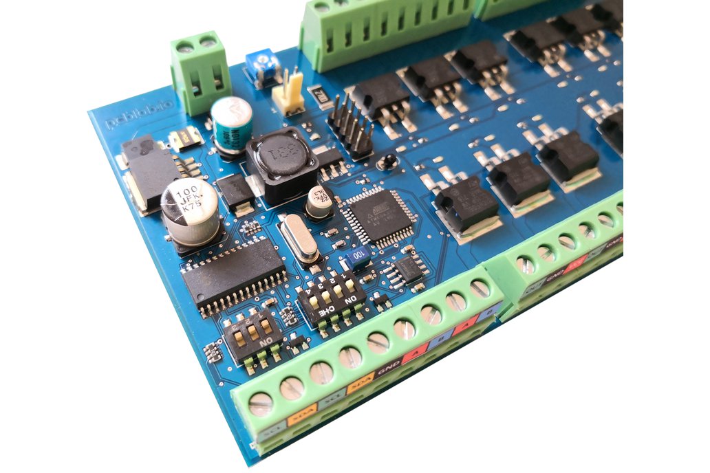 Open drain Power Board® for Arduino- i2c - MODBUS from pcblab.io on Tindie