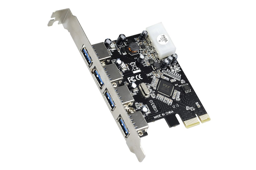 USB 3.0 PCIE 4PORTS Express Expansion Card Adapter from EASYLIFE on Tindie