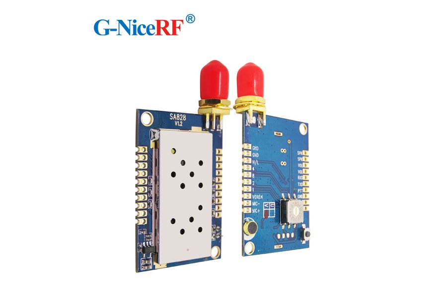 SA828 1W All-in-One Walkie Talkie Module kit from NiceRF on Tindie