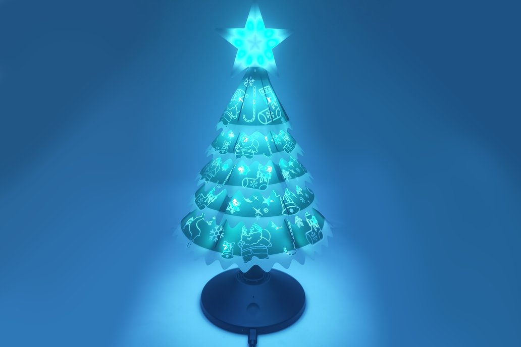 digital christmas tree