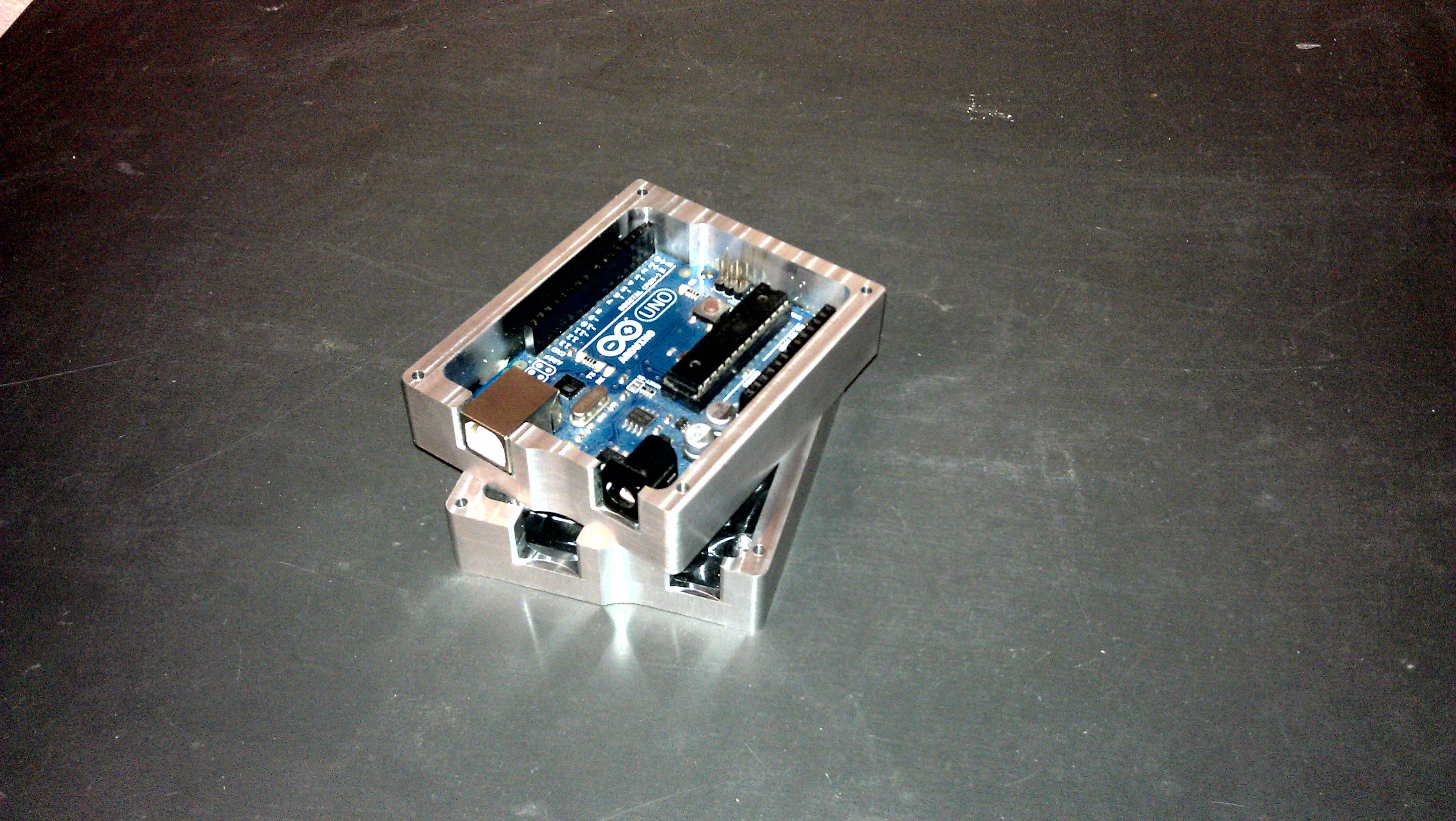 Machined Aluminum Arduino Tray from diyourfaceoff on Tindie