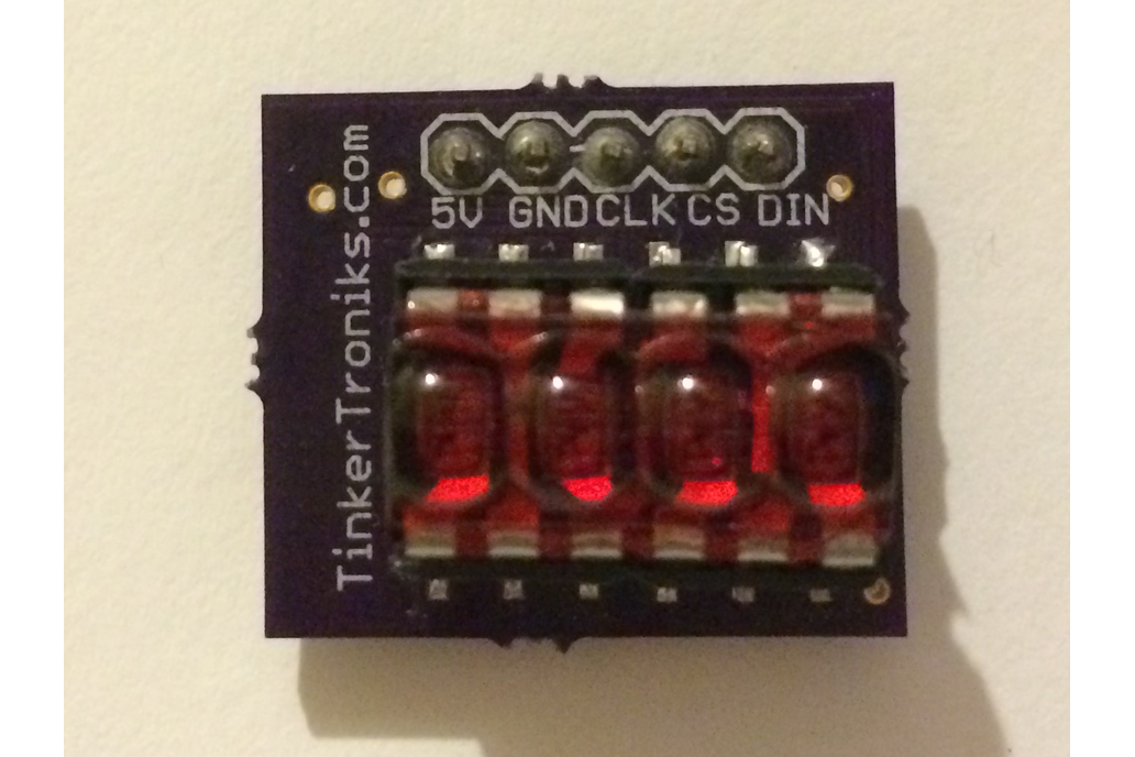 SPI Bubble Backpack Display - 7-Segment (4-digit) from TinkerTroniks ...