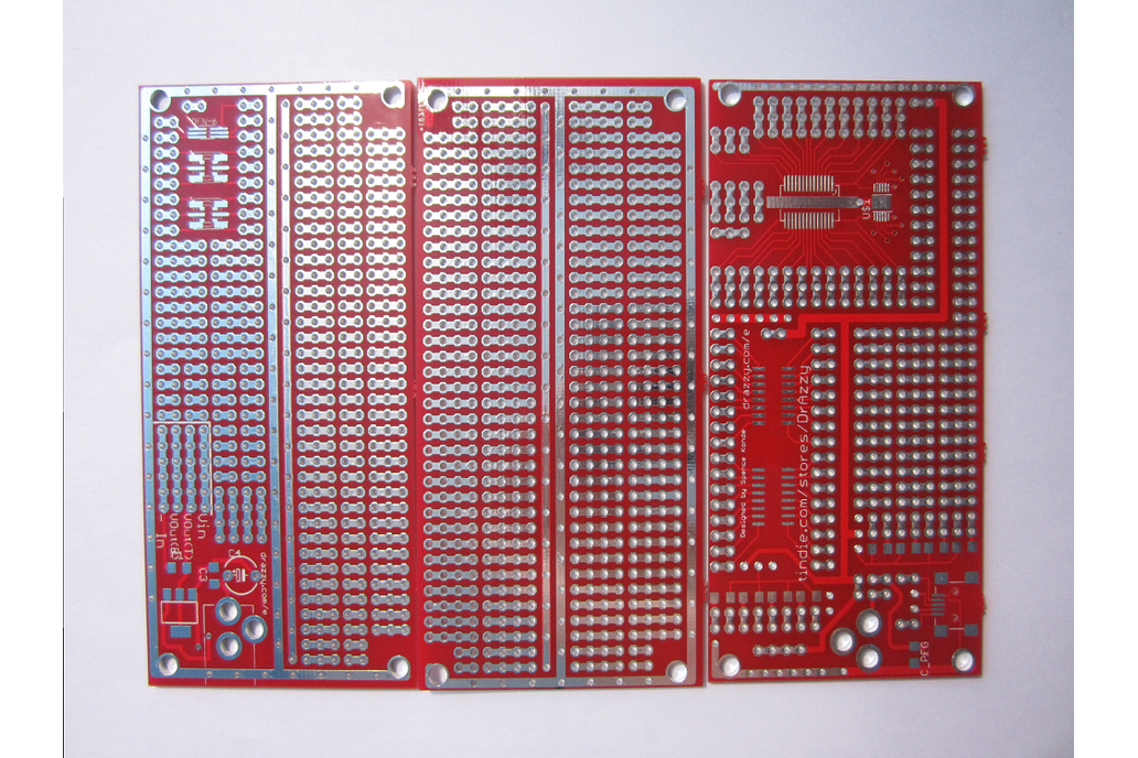 2" x 4" Prototyping/Project boards from Azzy's Electronics on Tindie