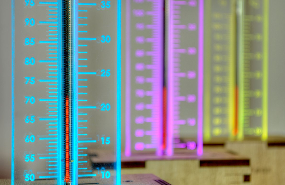 thermNeon - the neon nixie room thermometer from SALTechips on Tindie