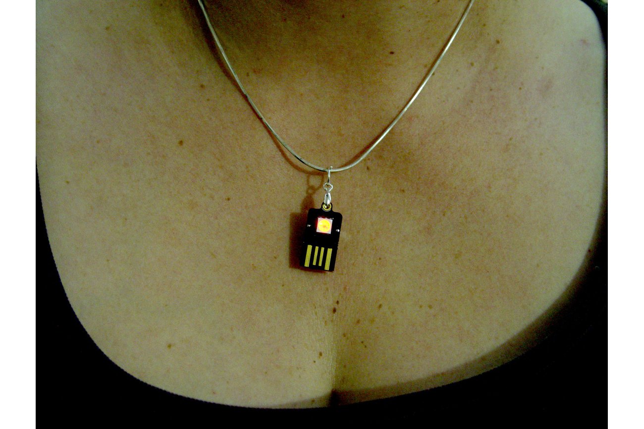 USB supercapacitor Led Earrings from Pemi Technology on Tindie