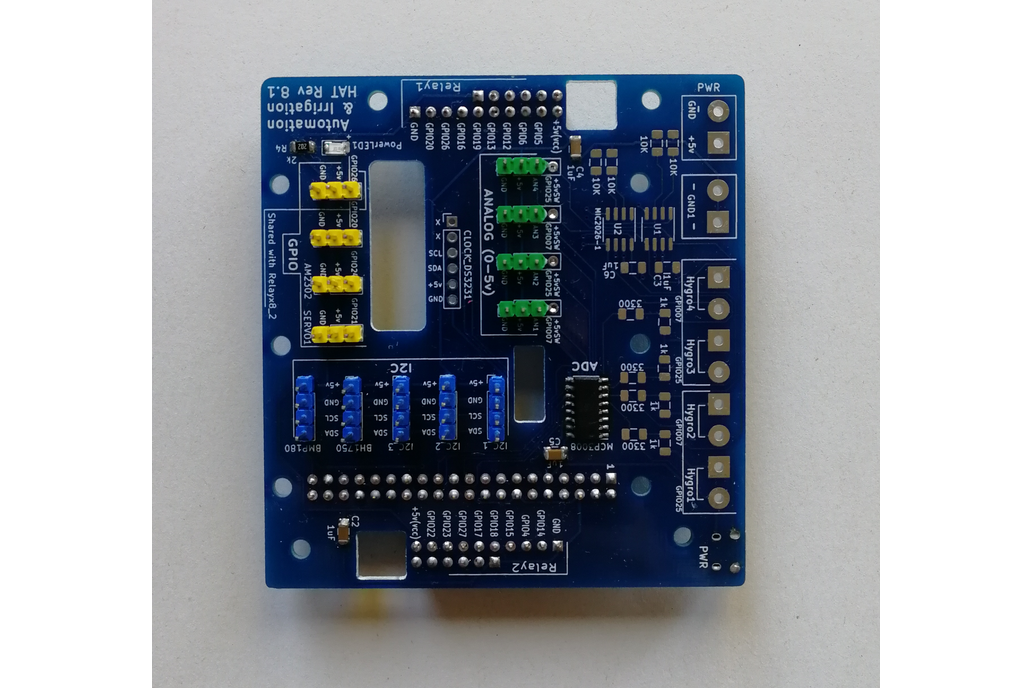 Automation/Irrigation Hat from Hydrosys4 on Tindie