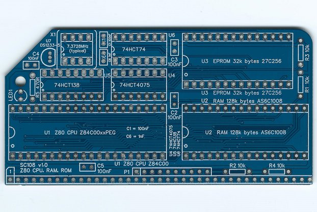 Prototype PCB for RC2014 from RFC2795 Ltd on Tindie
