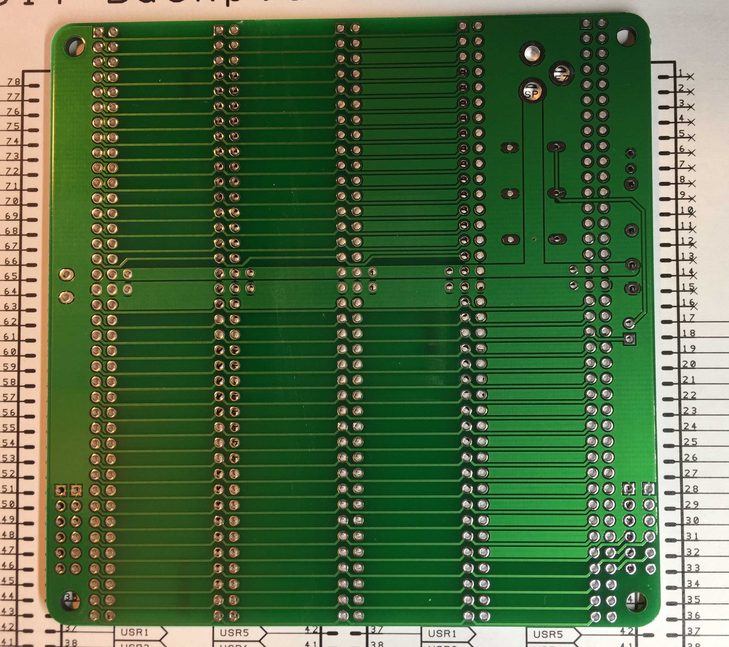 Backplane 5 for the RC2014 Bus from DTRONIXS on Tindie