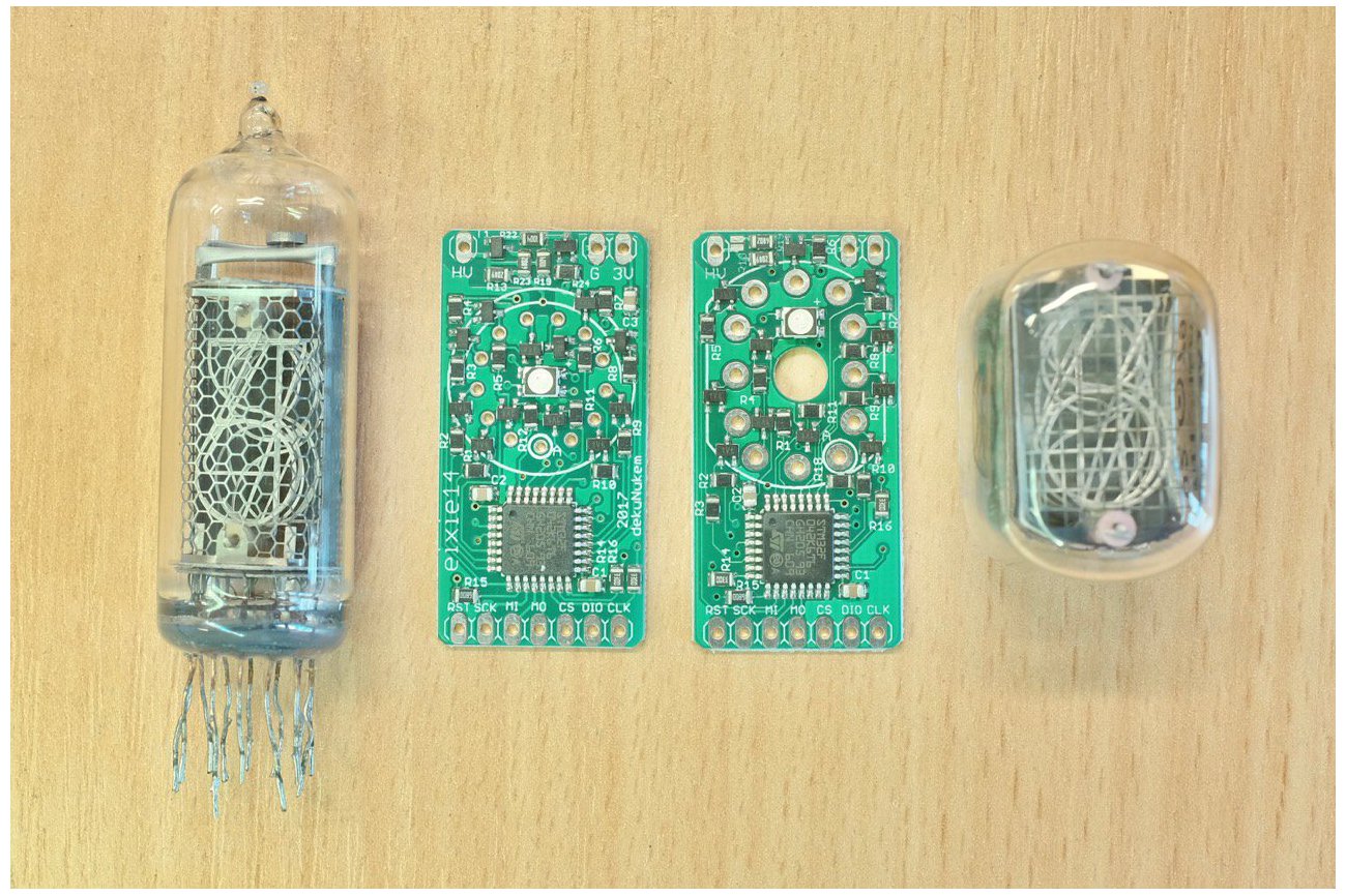 exixe: Miniture Nixie Tube Driver Modules from Dekunukem on Tindie