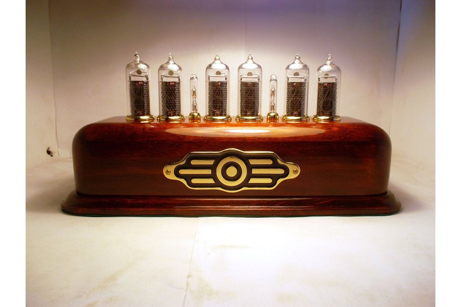 Vintage Style Nixie Clock on IN-14 tubes from Hius on Tindie