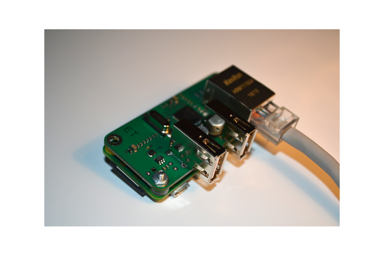 Raspberry PI Zero Ethernet RJ45 and USB hub Shield from Marcel on Tindie