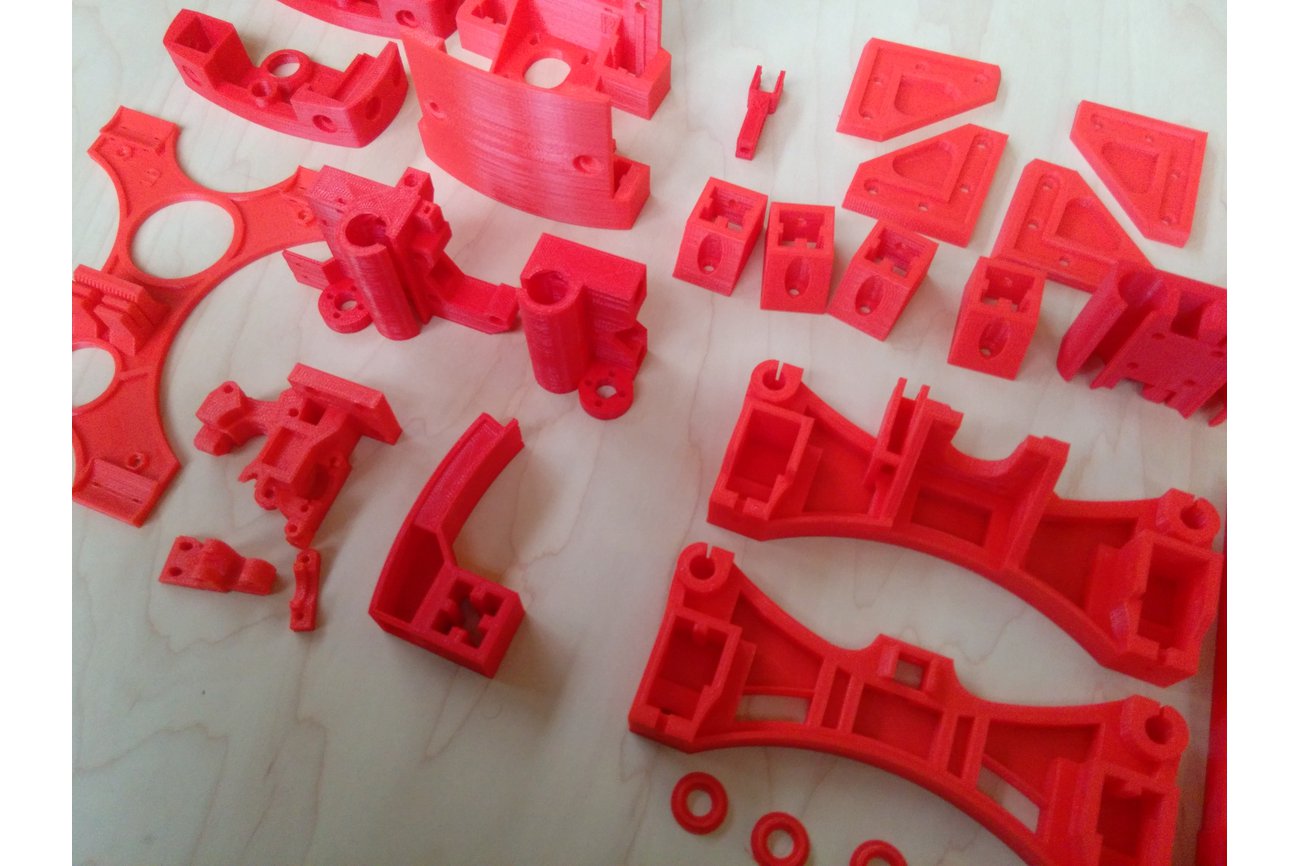 Reprap Wilson II plastic parts kit from Marty Rice on Tindie