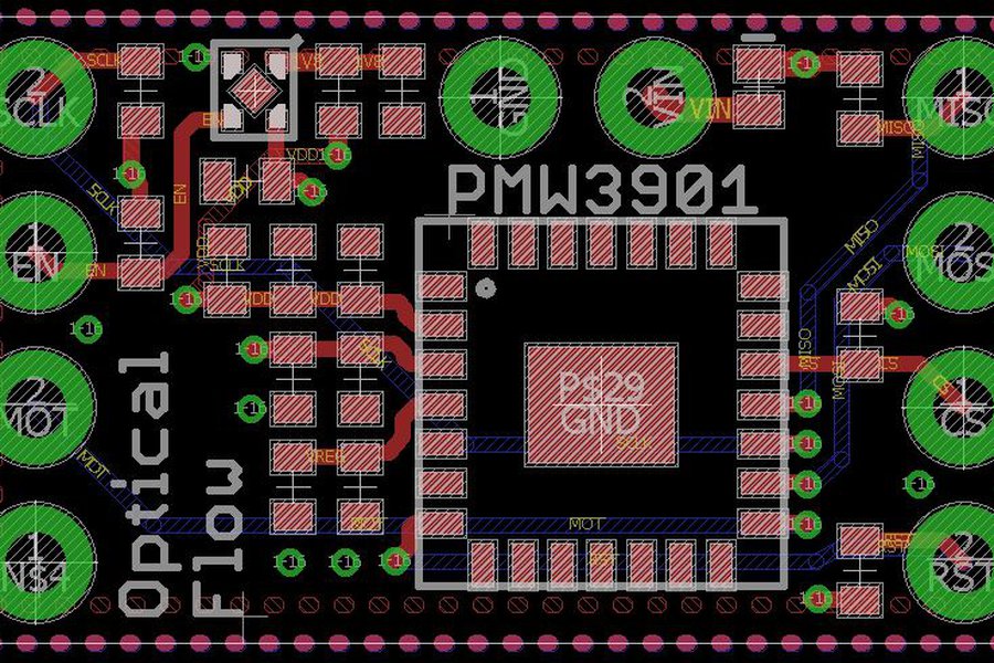 PMW3901 Optical Flow Sensor from onehorse on Tindie