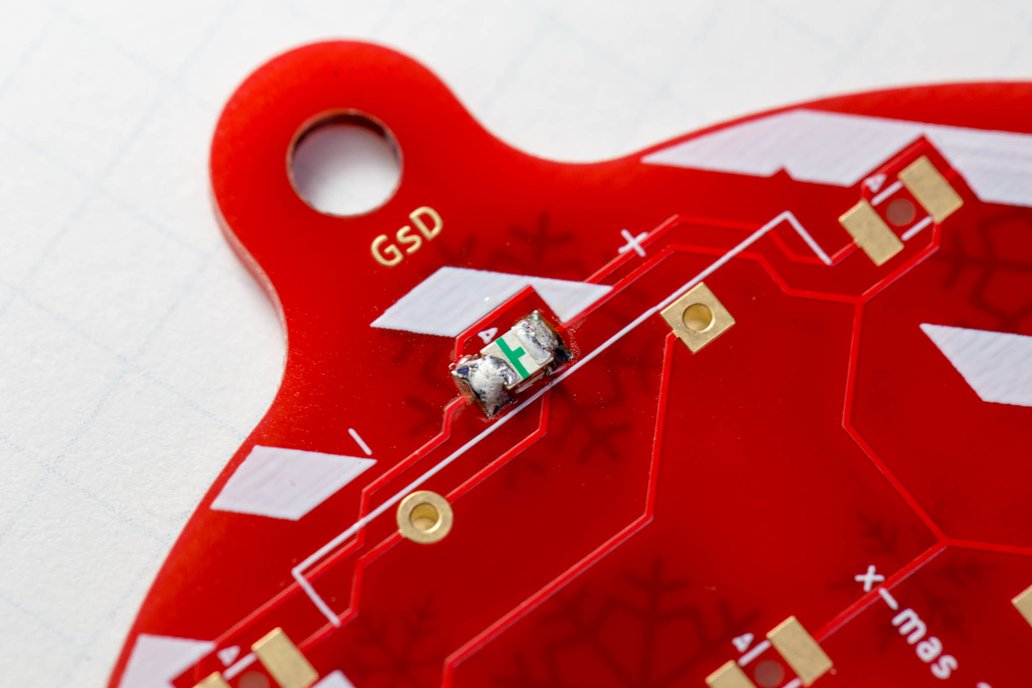 RGB LED Decorative PCB Ornament Kit from Good Stuff Department on Tindie