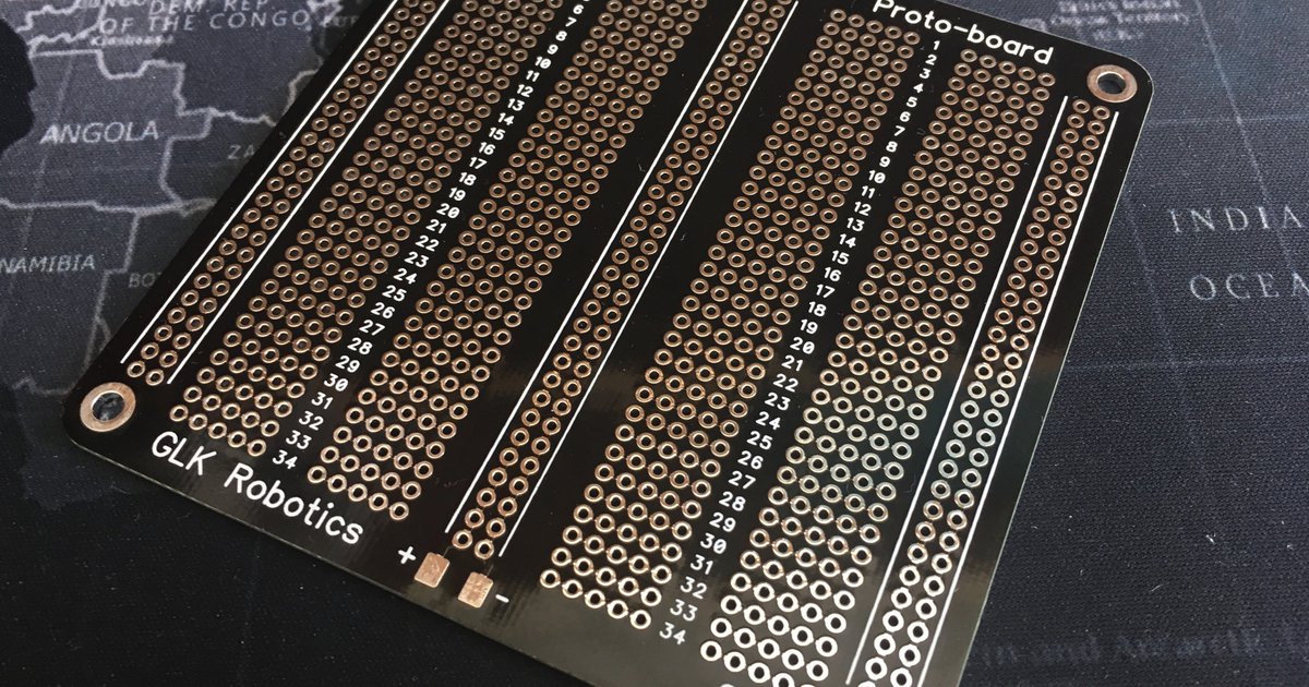 680-Pin, 136-Row Protoboard, HASL Finish from SolderMonkey on Tindie