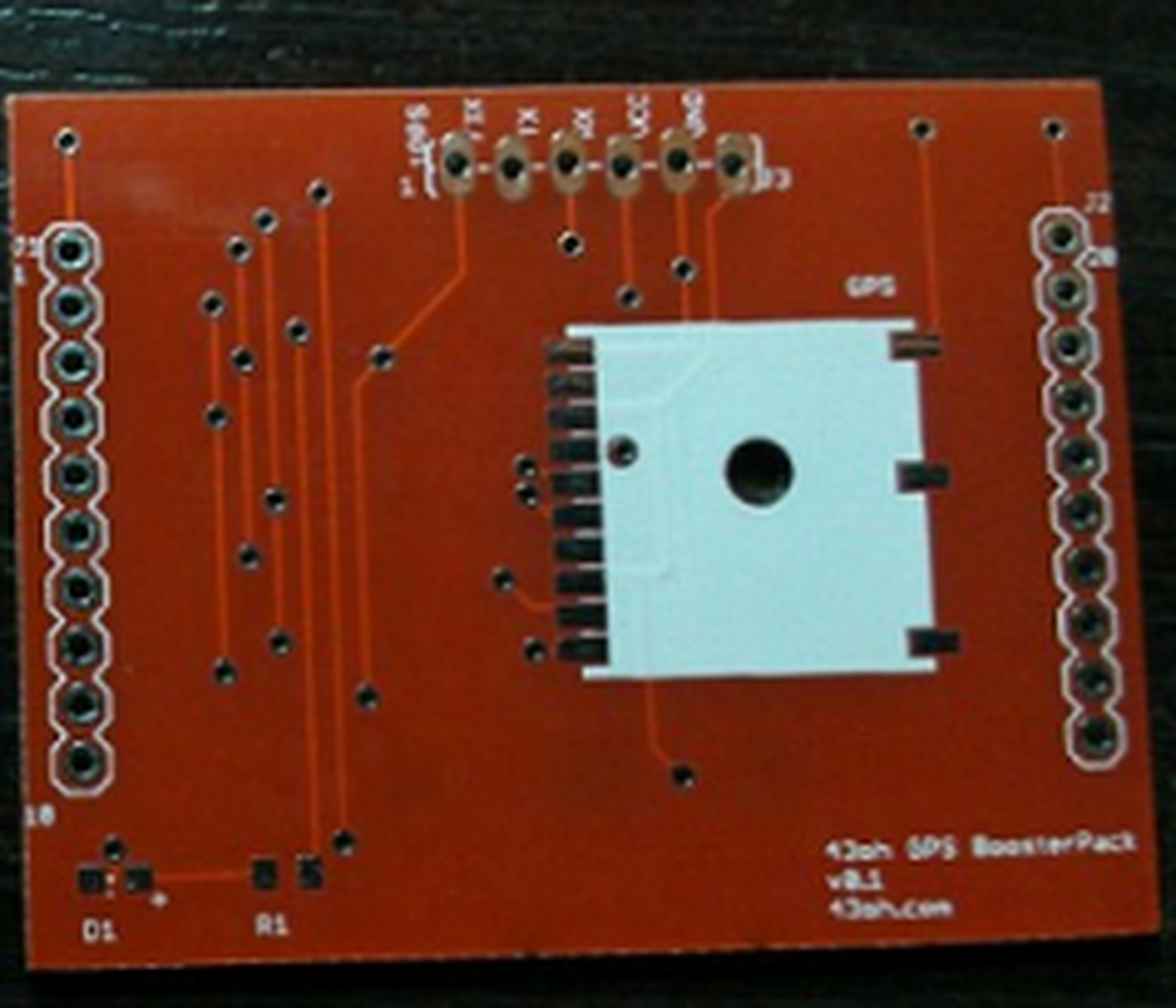 GPS Breakout/Boosterpack PCB from bluehash on Tindie