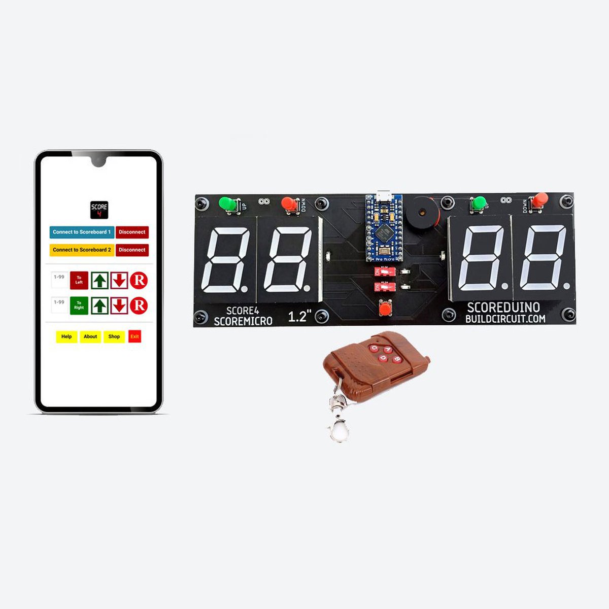 electronic scoreboard units