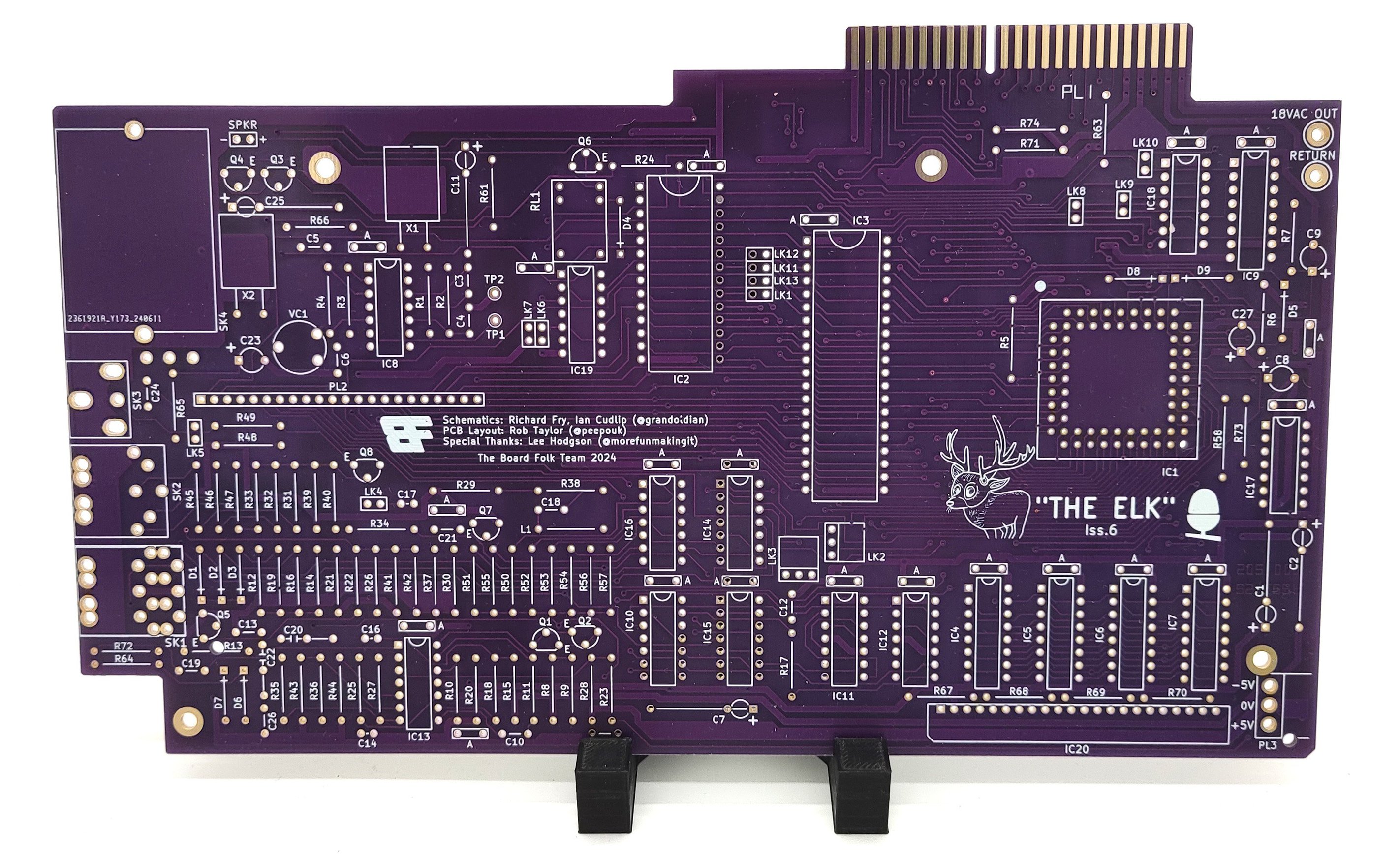 Acorn Electron Issue 6 Replica PCB from Bob's Bits on Tindie