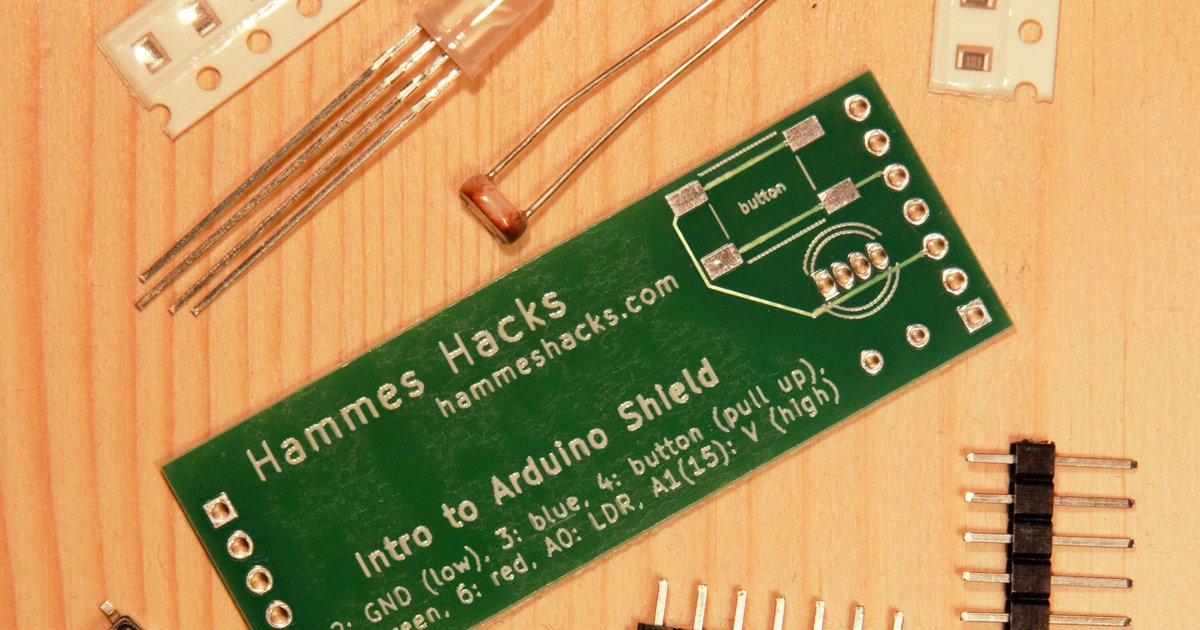 Intro to Arduino Shield from Hammes Hacks on Tindie
