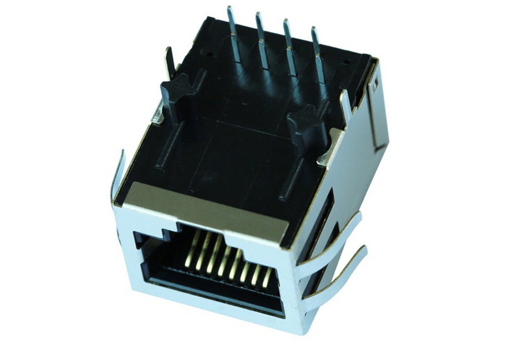 J0026D21NL 10/100 Base-T Single Port RJ45 Socket from LINK-PP on Tindie