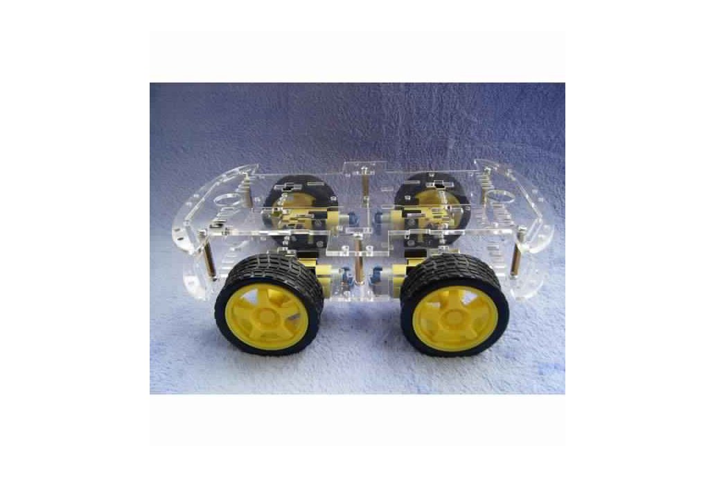 4WD Smart Robot Car Chassis Kit With Strong Magnet from MMM999 on Tindie