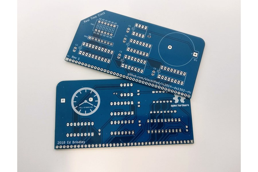 Real Time Clock PCB for the RC2014 Computer from edbrindley on Tindie