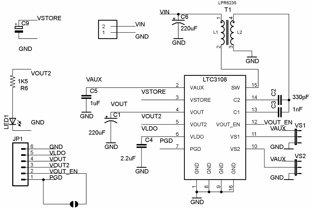 LTC3108 body heat Energy Harvesting breakout TEG from Pemi Technology ...
