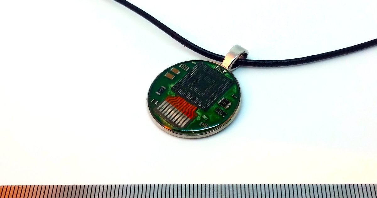 Dead Components Pendant #017 from The Geek That Makes Pendants on Tindie