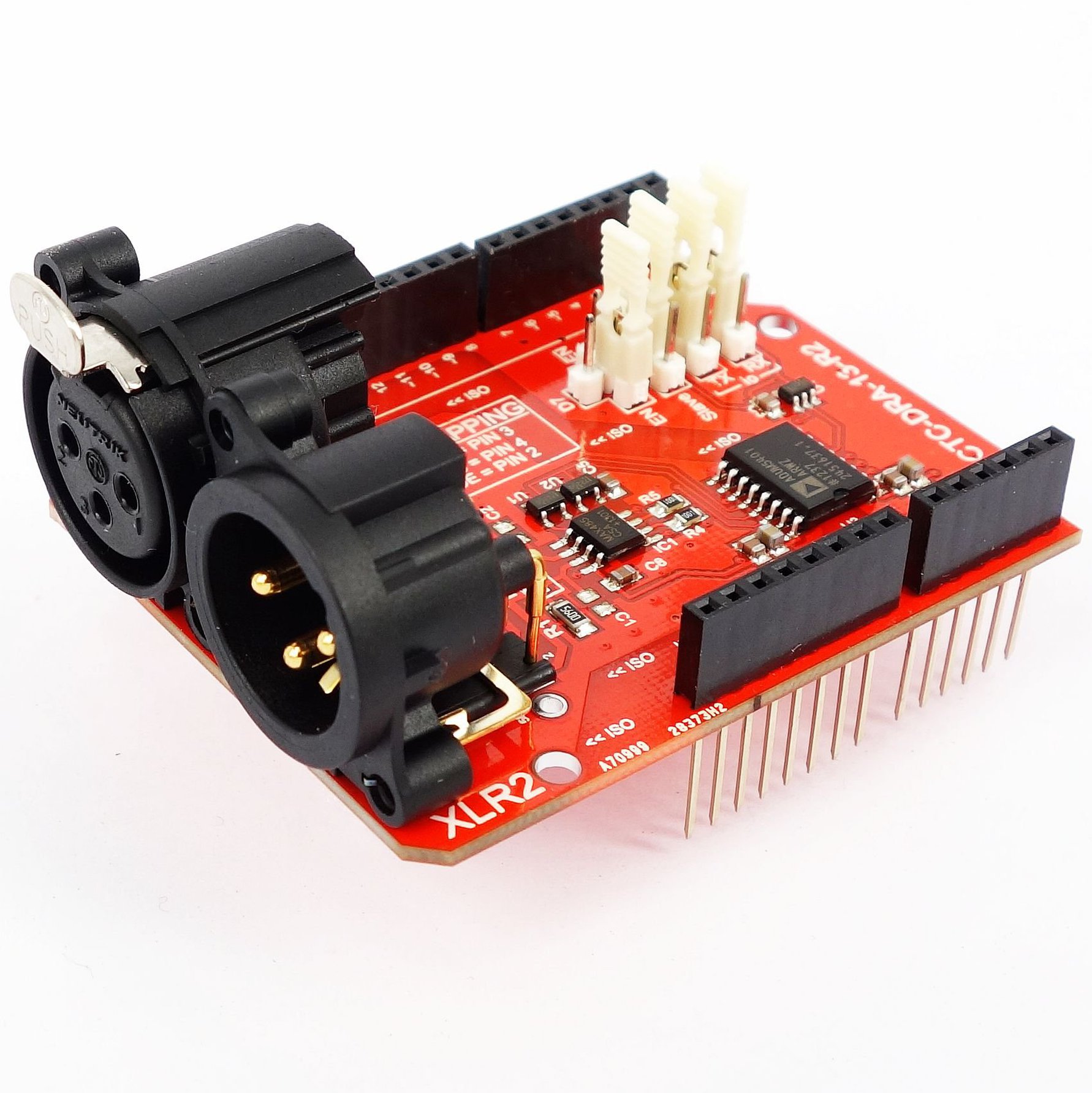 2.5kV Isolated DMX 512 Shield for Arduino - R2 from Conceptinetics on ...