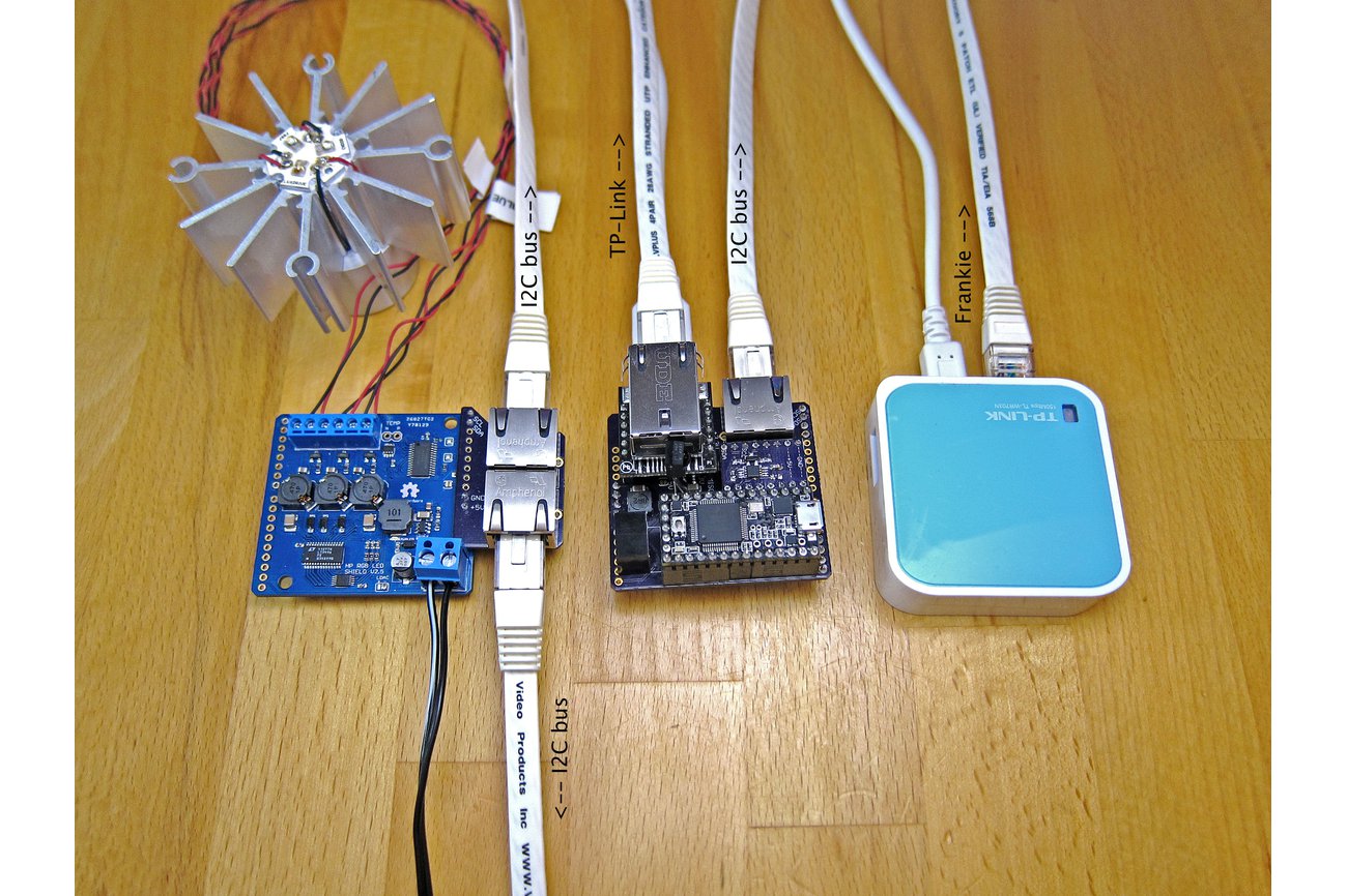 High Power RGB LED Shield I2C - 12bit/ch. dimming from Trippylighting on Tindie