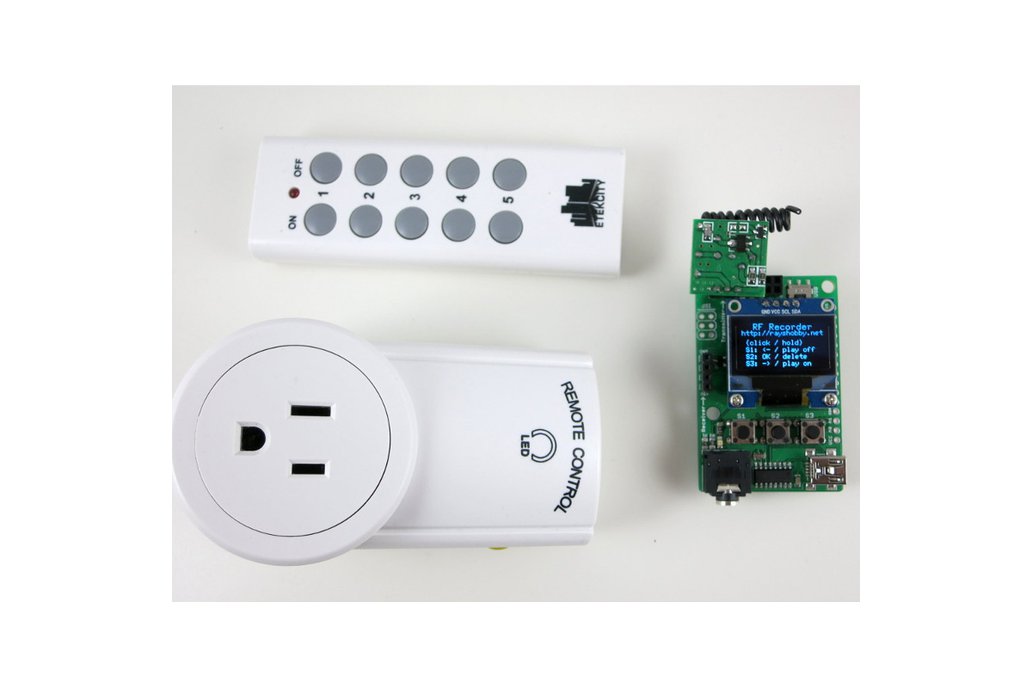 RFToy - Arduino-based RF dev. board, with OLED from Rayshobby LLC on Tindie