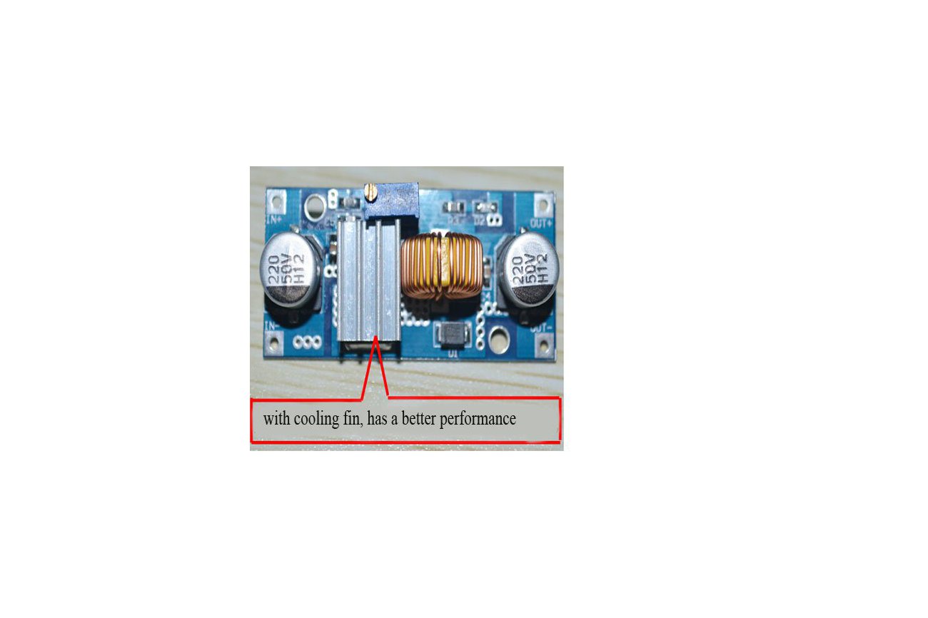 5pc DC-DC adjustable step-down module from Exlene on Tindie