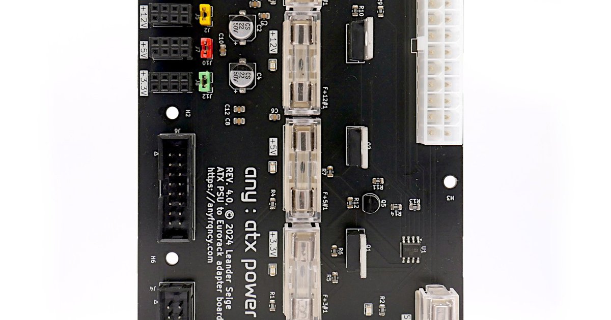 ATX2ER Eurorack development board from any : frequency on Tindie