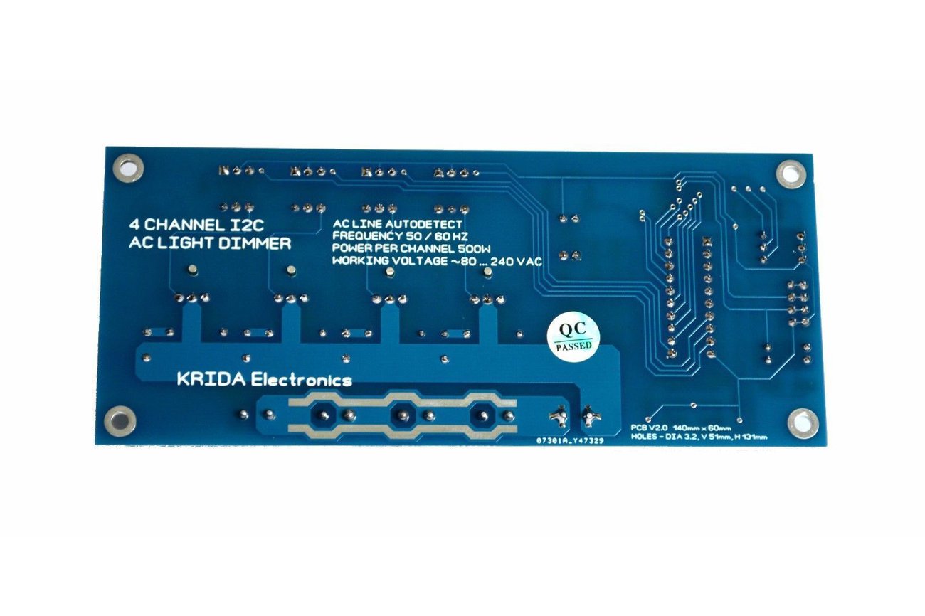 I2C 4CH AC LED Dimmer Module from Bugrovs2012 on Tindie