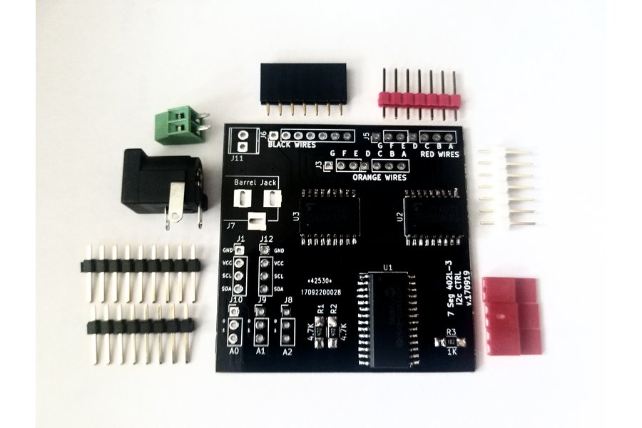 Sig7Seg - i2c controller for mechanical 7 segment from mayfourth on Tindie