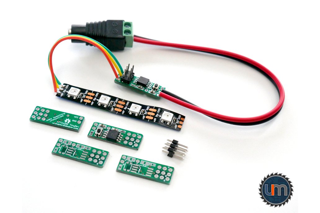 TinyDev tiny Tiny85 RGB LED Driver/Dev Board from Unexpected Maker on ...