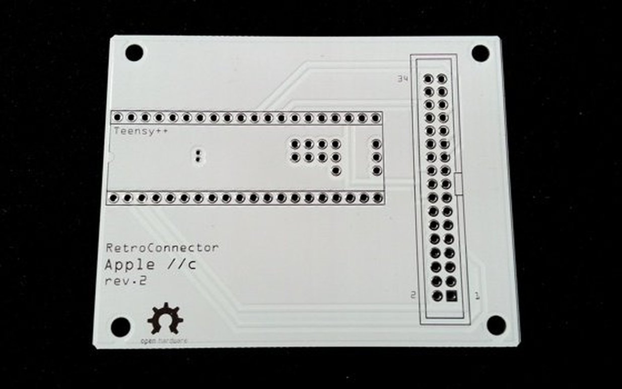RetroConnector keyboard shield for Apple IIc+ kit from Option8, LLC on ...