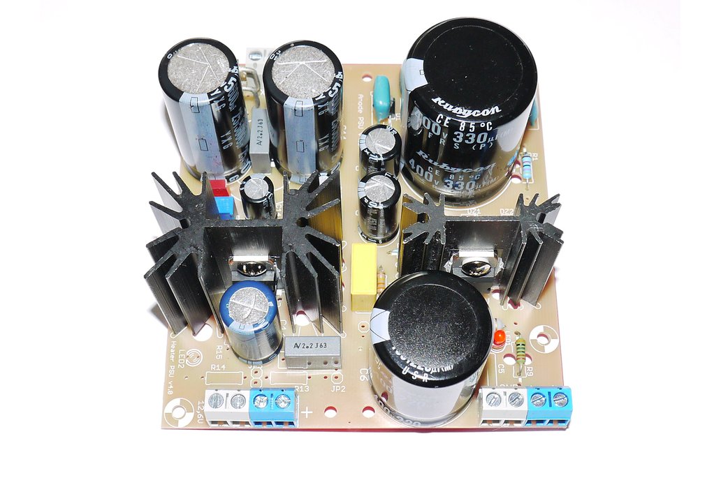 PSU for tube preamp adjustable double filter from stereo24 on Tindie