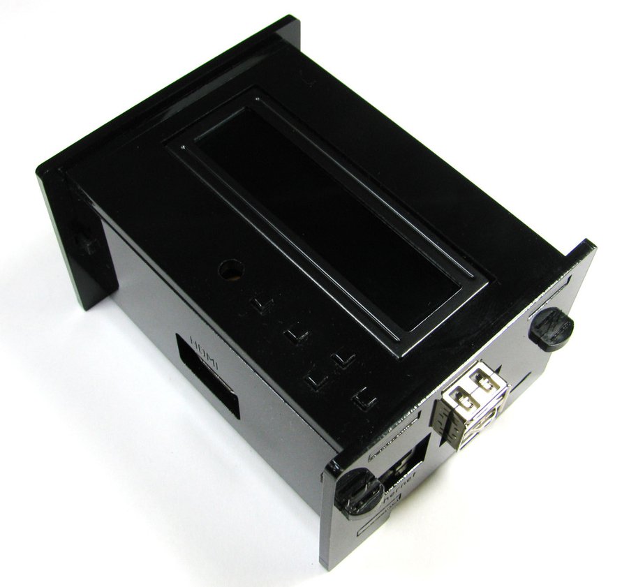 RPi Adafruit LCD + Keypad Plate Enclosure - Black from Built to Spec on Tindie